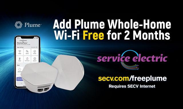SECV | Add Plume Whole-Home Wi-Fi Free for Two Months